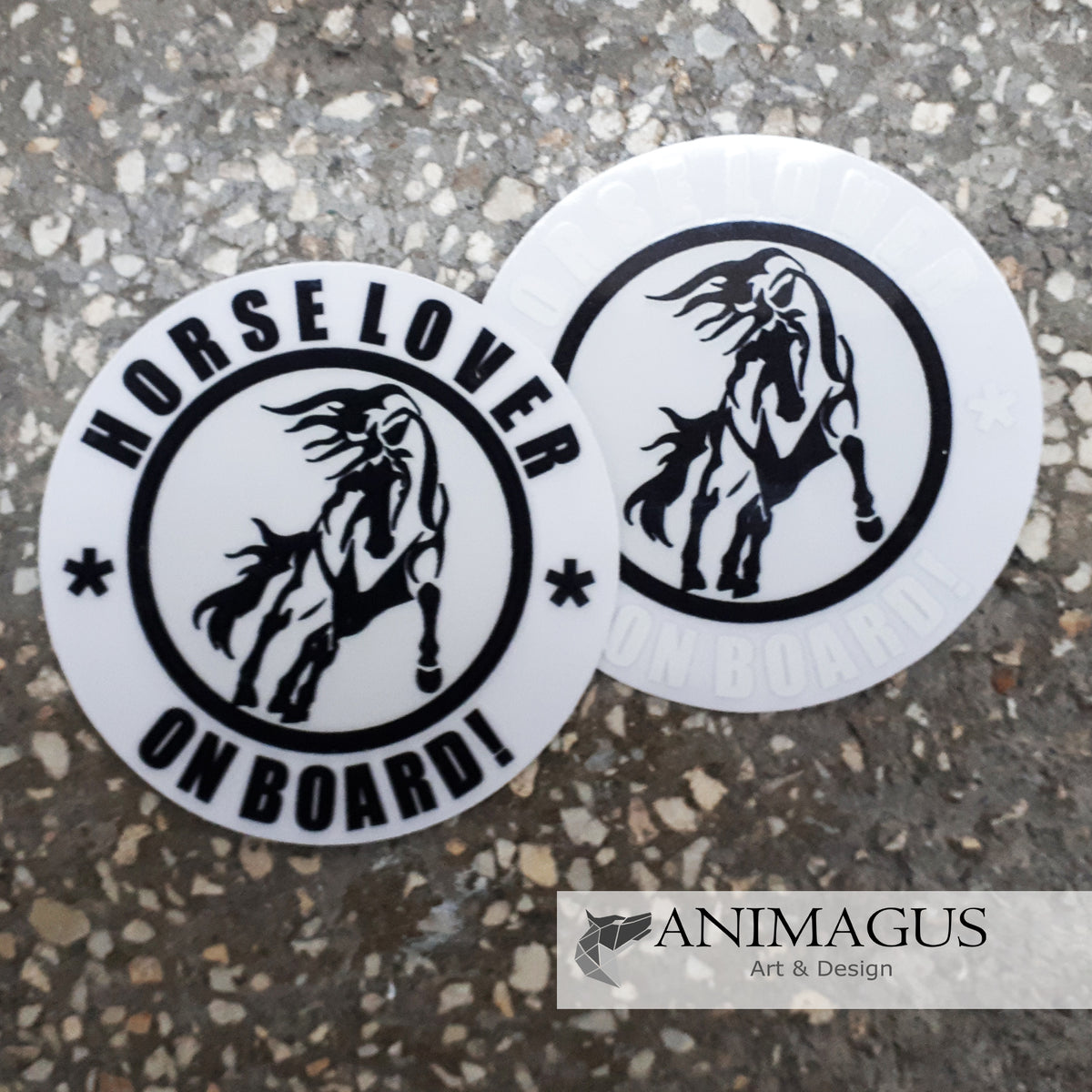 Horse / Cal Sticker Set – Animagus Design